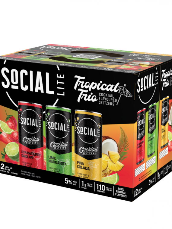 SOCIAL LITE COCKTAIL MIX PACK 24 X Can 355 ml – The Beer Man