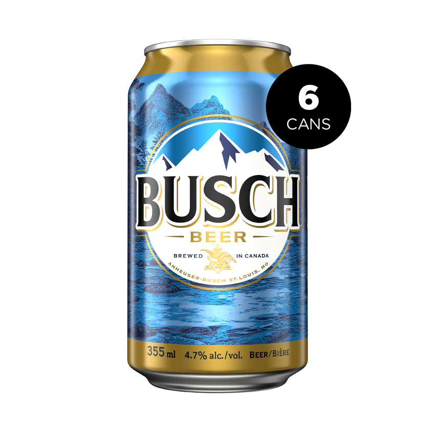BUSCH LAGER 6 X Can 355 ml – The Beer Man